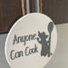 Anyone Can Cook Sign - Etsy