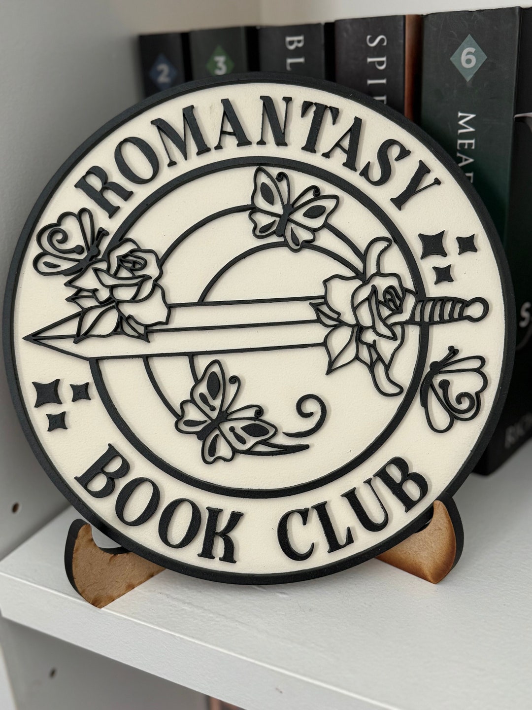 Romantasy Book Club Sign - Etsy
