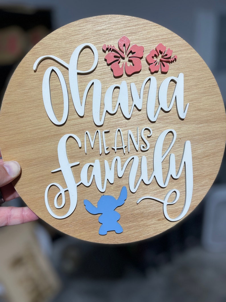 Ohana Means Family Sign - Etsy