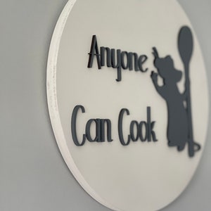 Anyone Can Cook Sign - Etsy