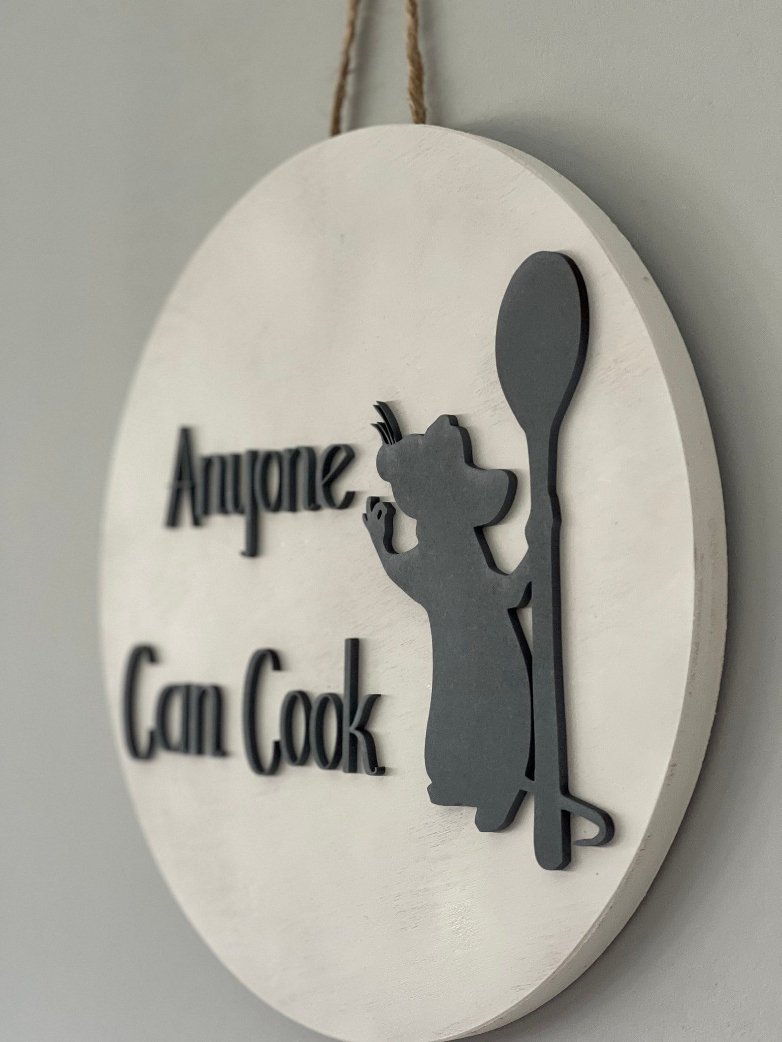 Anyone Can Cook Sign | Etsy