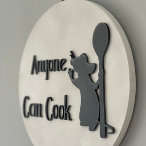 Anyone Can Cook Sign - Etsy