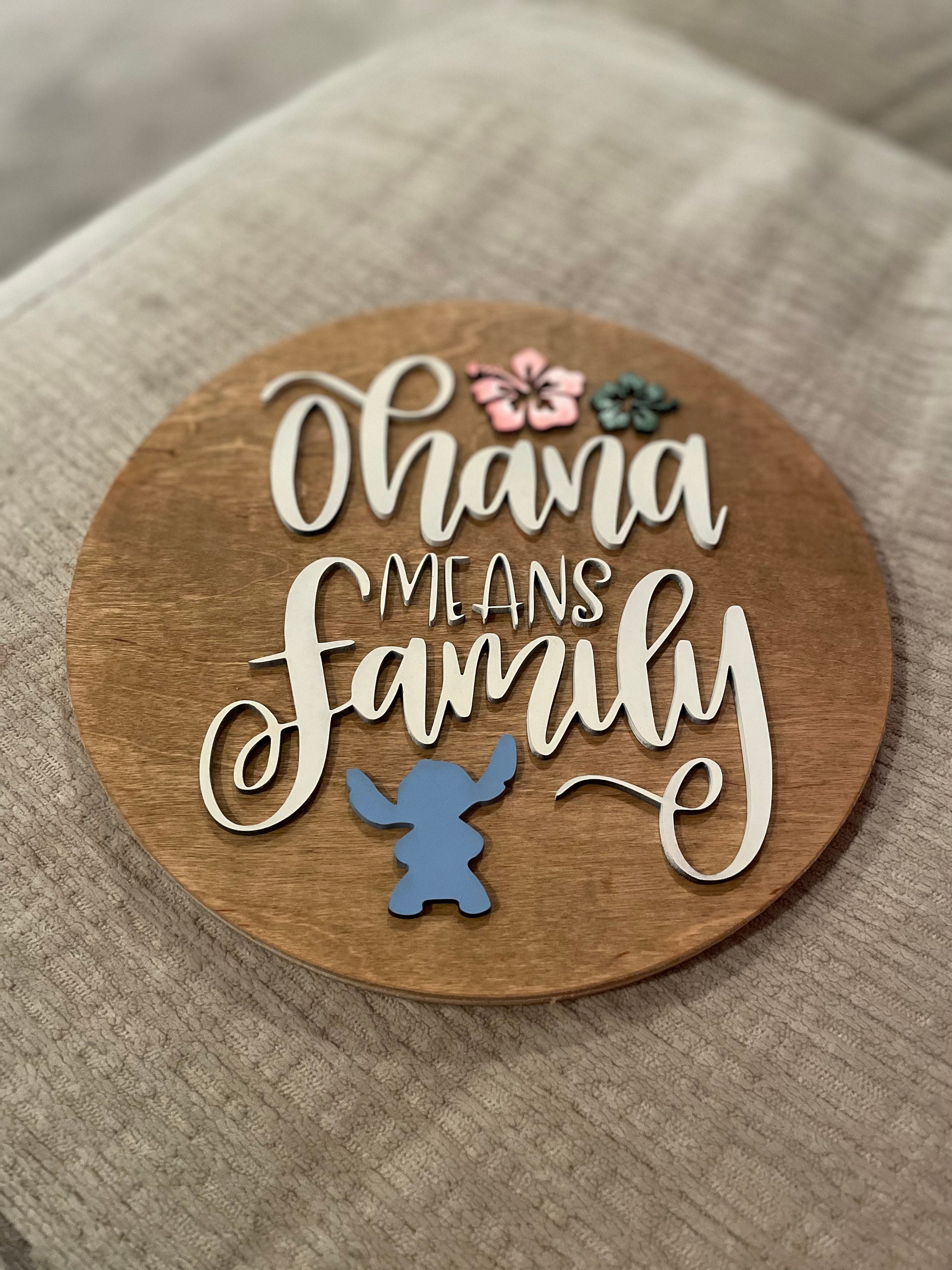 Ohana Means Family Sign - Etsy