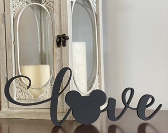 Mickey Love Sign - Etsy