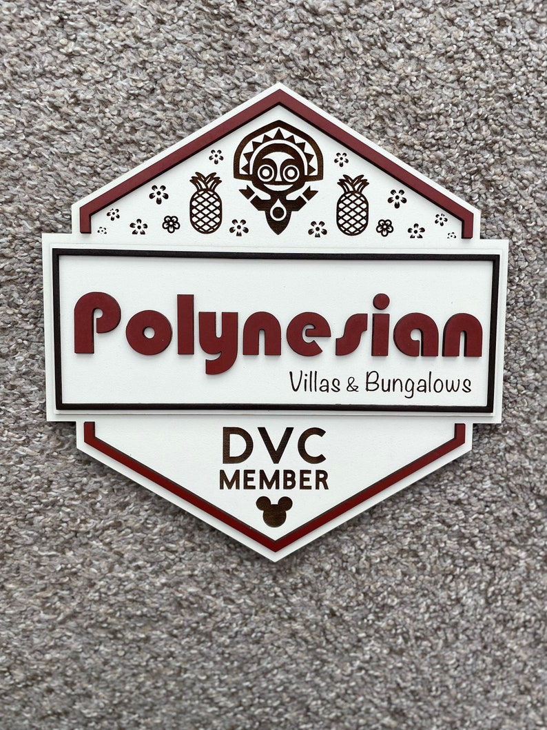 Polynesian DVC Sign - Etsy