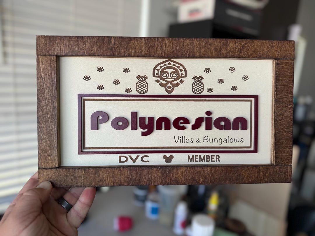 Polynesian DVC Sign - Etsy