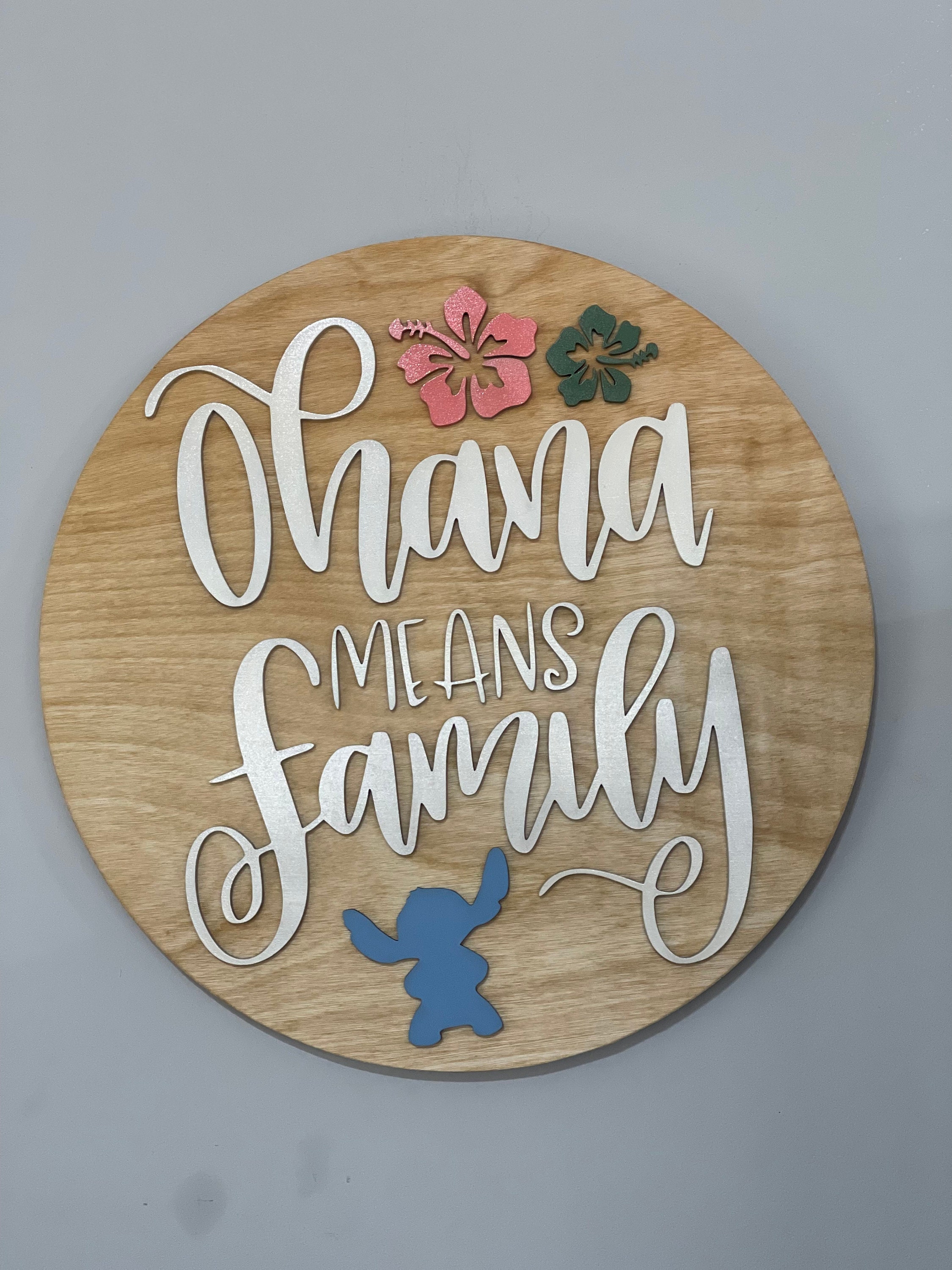 Ohana Means Family Sign - Etsy