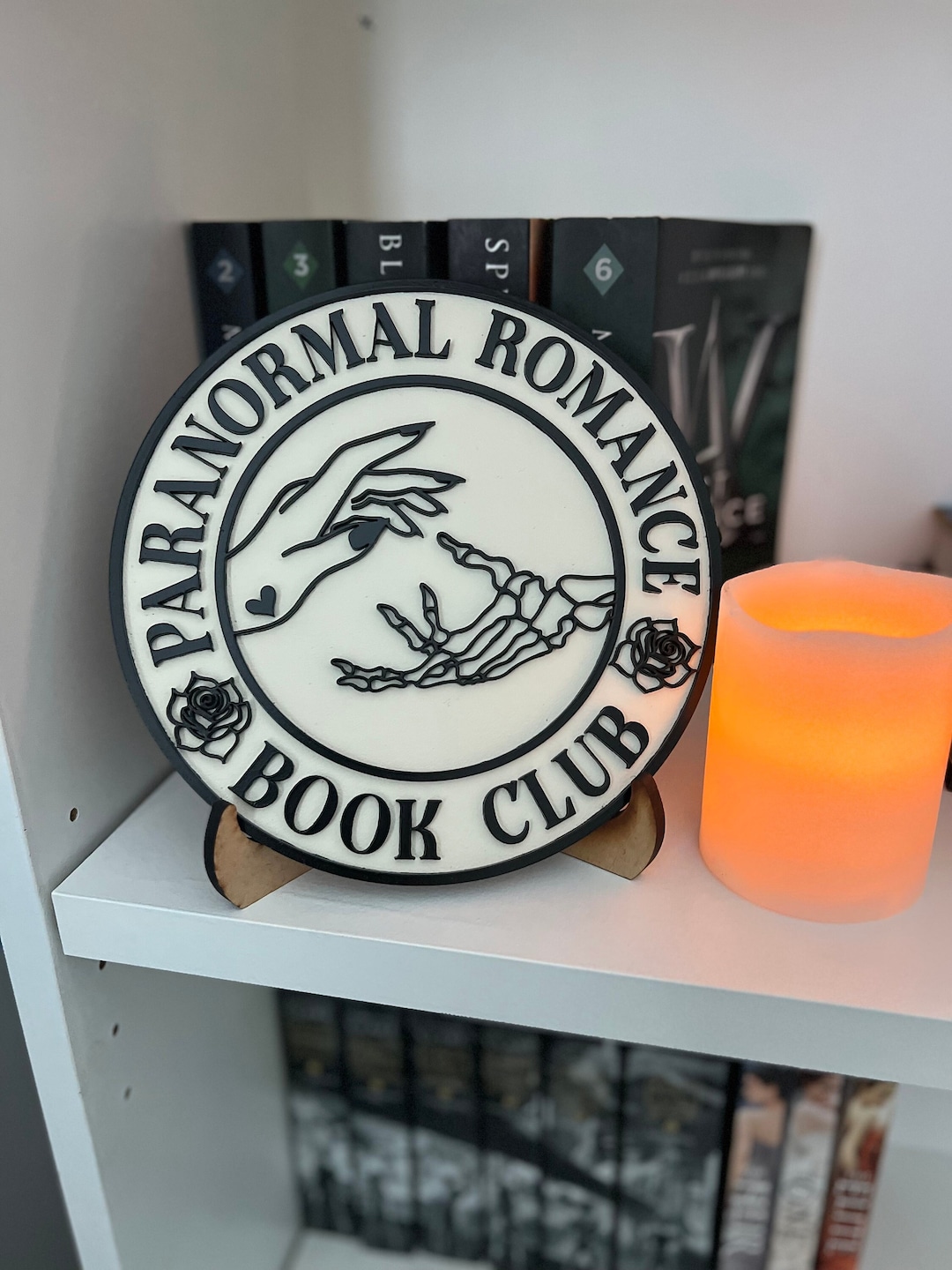 Paranormal Romance Book Club Sign: Book Nook Decor - Etsy