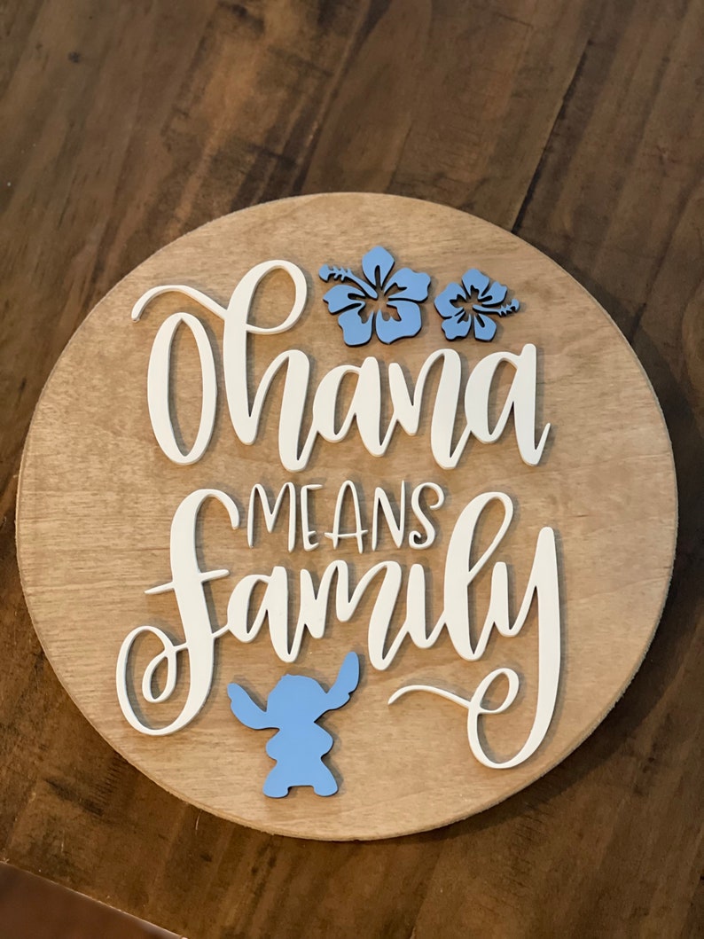 Ohana Means Family Sign - Etsy