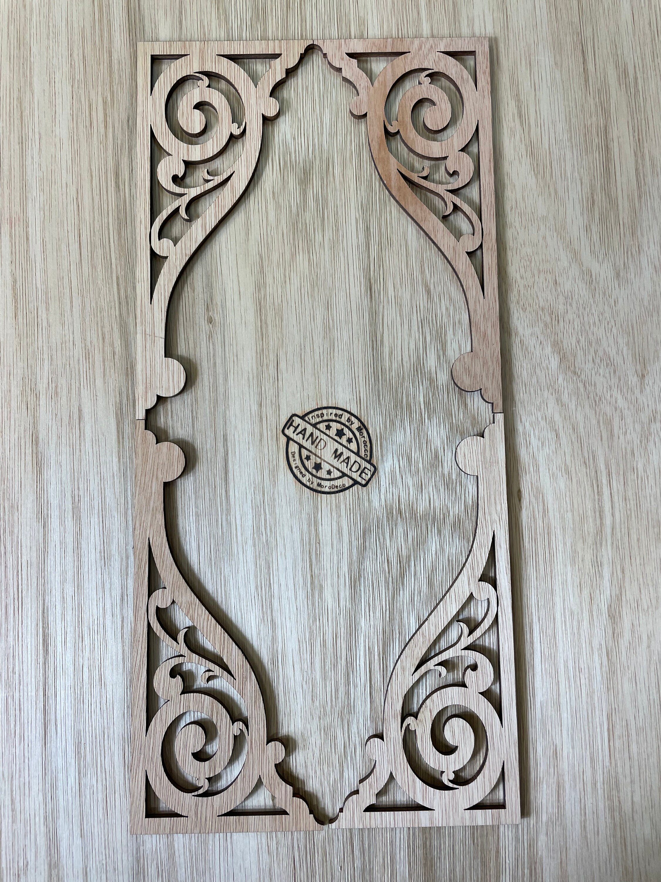 4x Pieces Angle Decorative Wood Panels in All Sizes Fretwork - Etsy