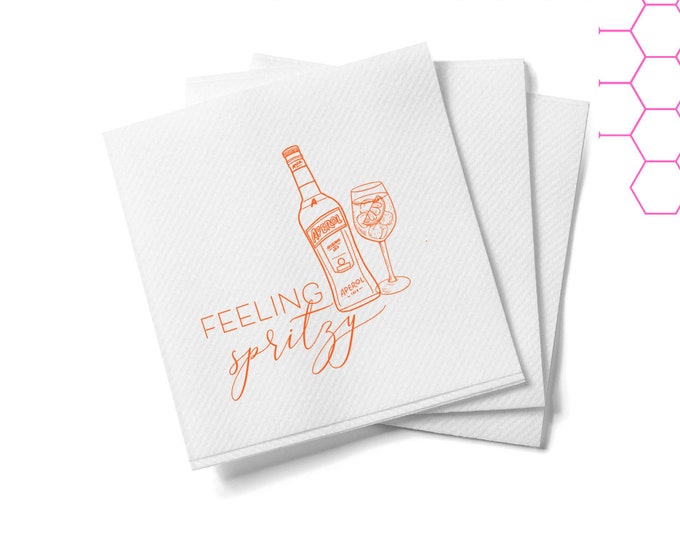 Feeling Spritzy Cocktail Linen-like Napkins 20 per Pack - Etsy