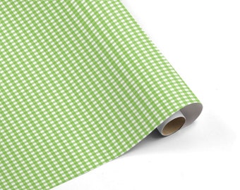 Green Gingham Wrapping Paper - Etsy
