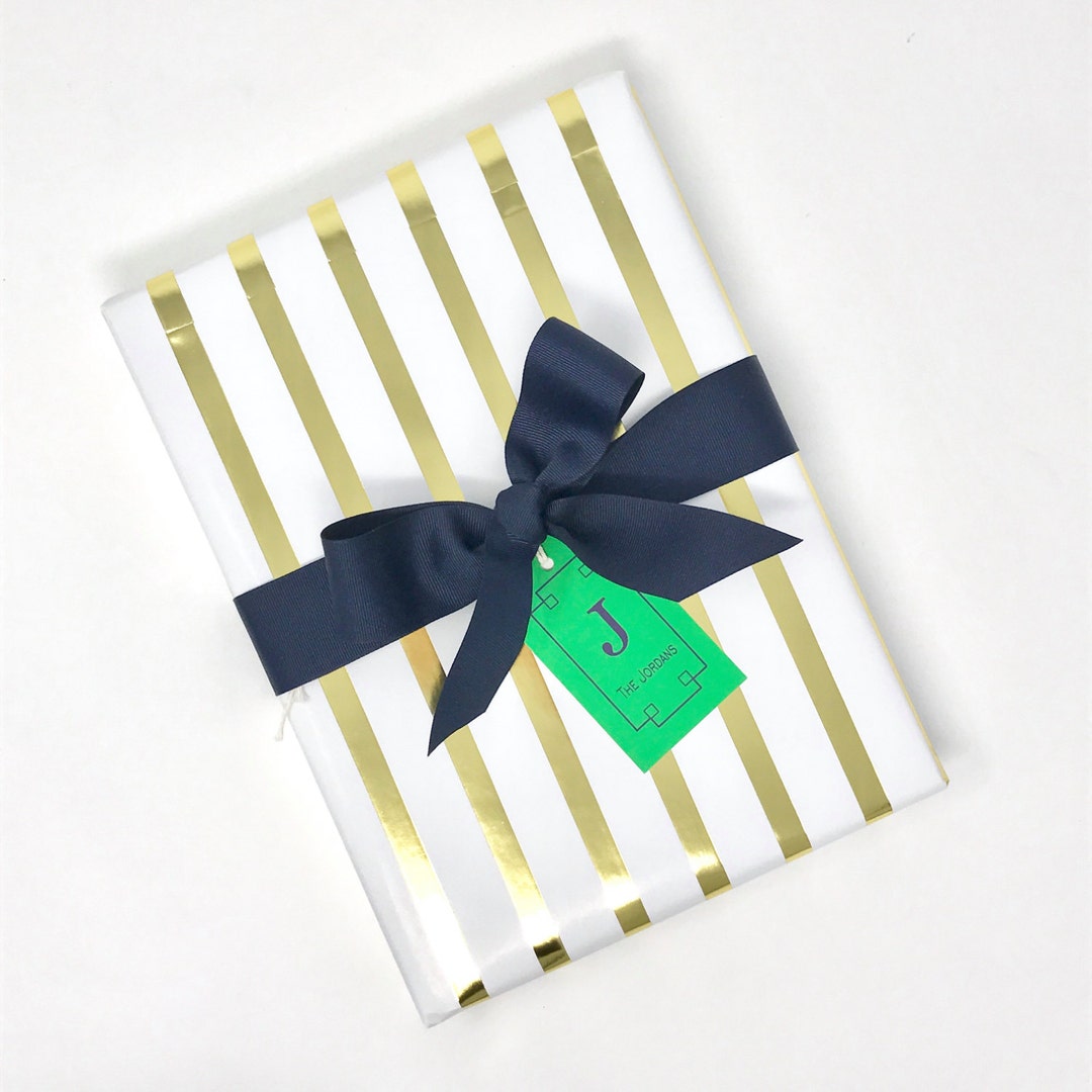 Personalized Monogrammed Gift Tag - Etsy