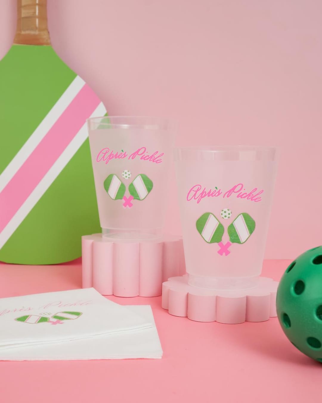 Apres Pickle Shatterproof Cups Pickleball | Set of 8 - Etsy