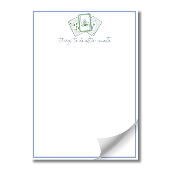 Personalized Tear off Note Pad - Etsy