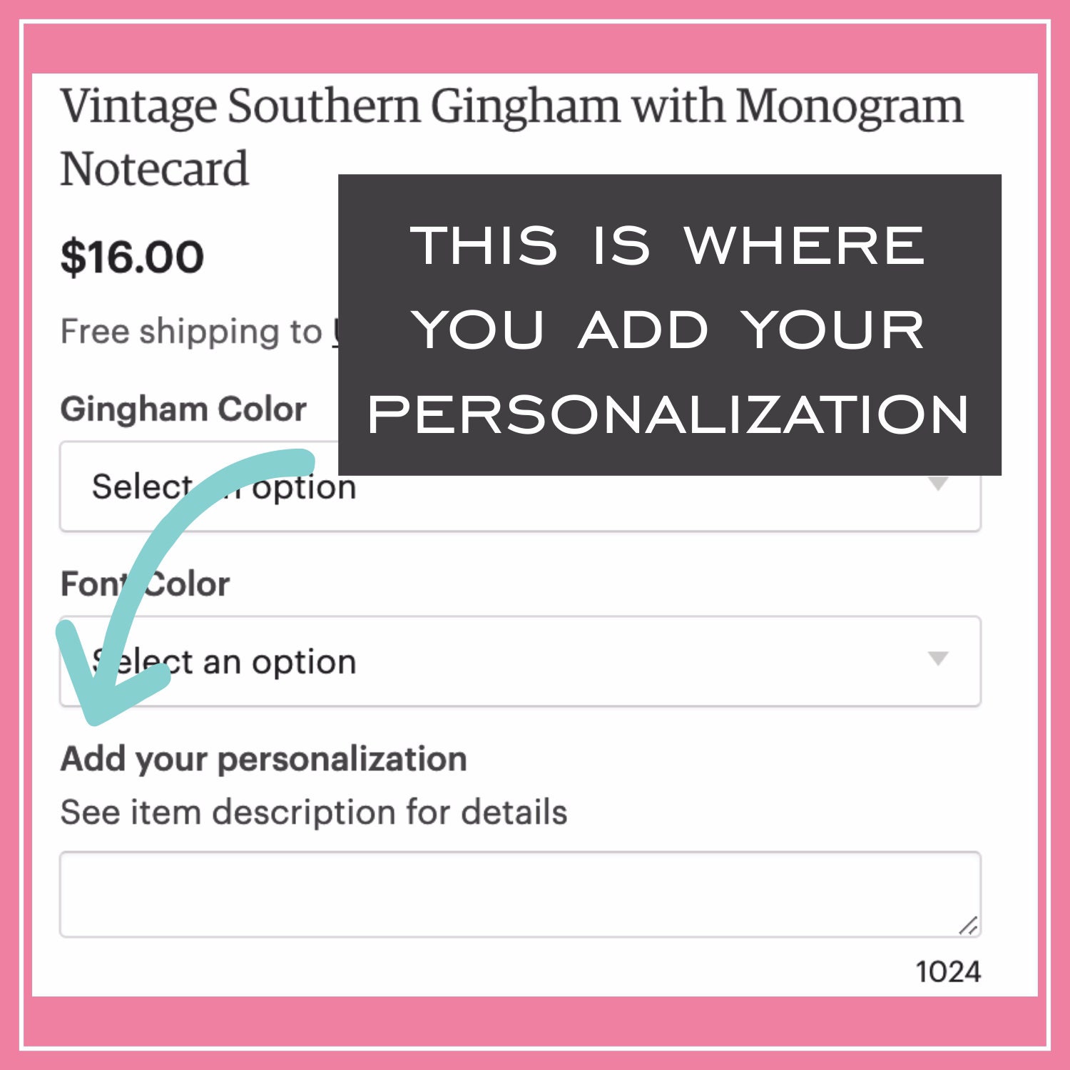 Monogrammed/Personalized Weekly Desk Calendar 2 sizes | Etsy