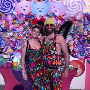 Lycra Festival Party Catsuit Low Back Sleeveless Dance - Etsy