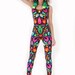 Lycra Festival Party Catsuit Low Back Sleeveless Dance - Etsy