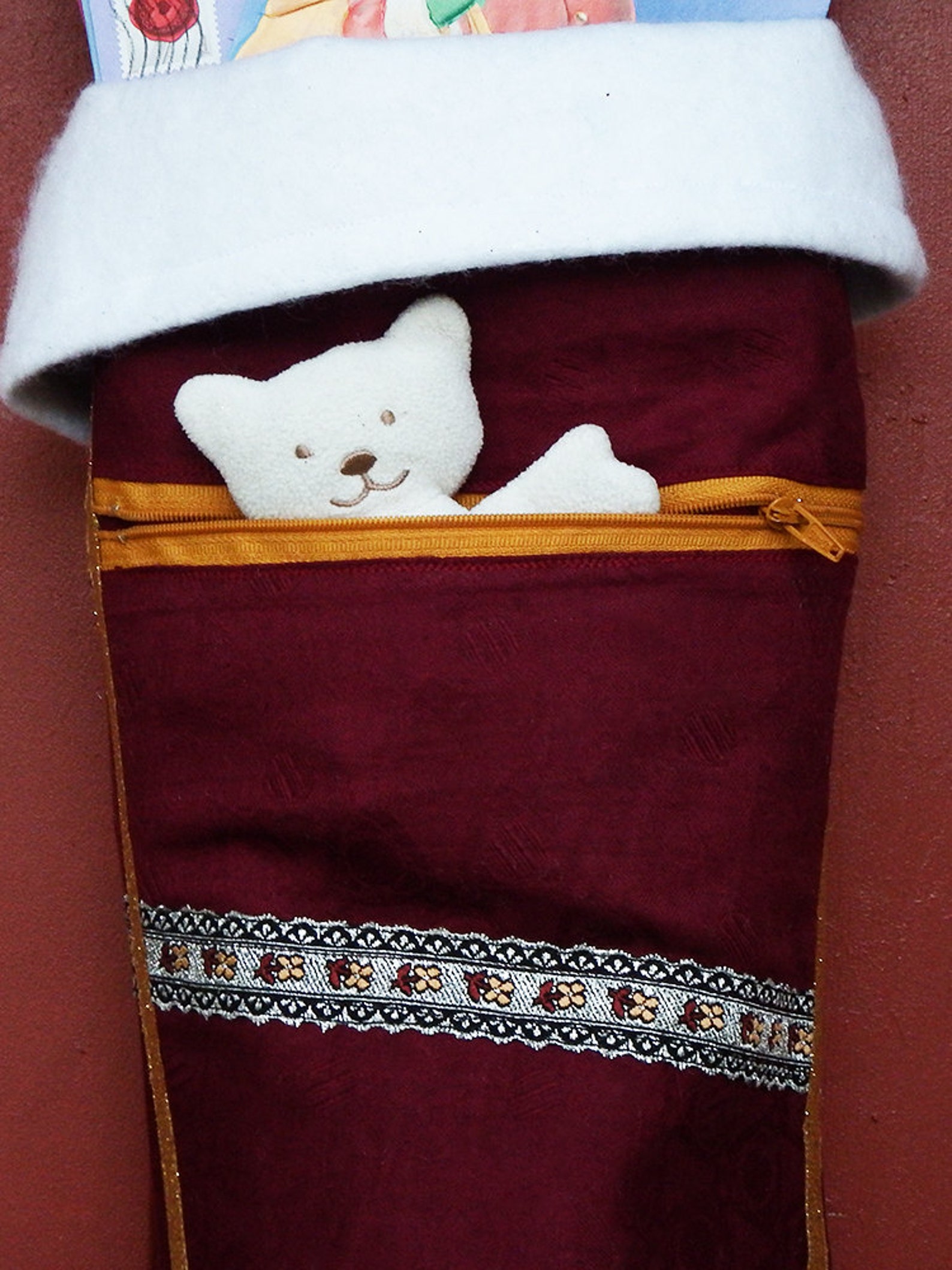 Large Christmas Stocking Royal Step African Print | Etsy