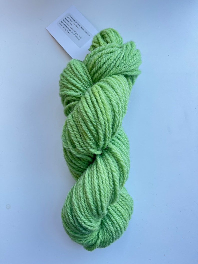 Estambre de 3 capas de Three Fathom Fibre Arts - Etsy México