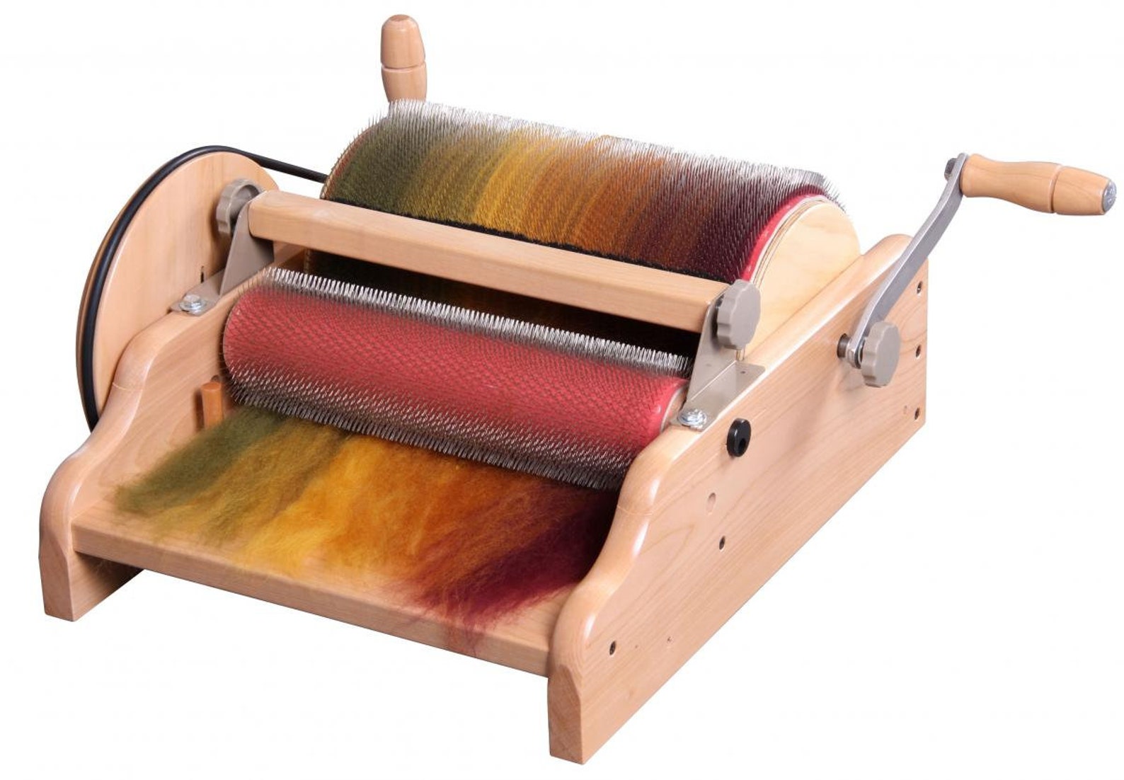 Ashford WIDE Drum Carder - 72 PPSI Cloth - Carding Width 30cm (12 ...