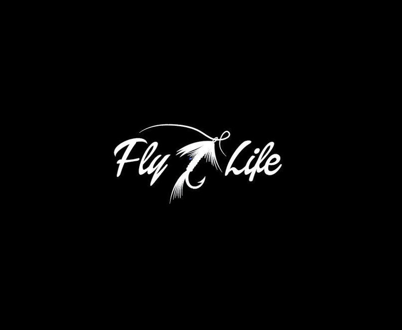 Fly Life Fly Fishing Decal - Etsy