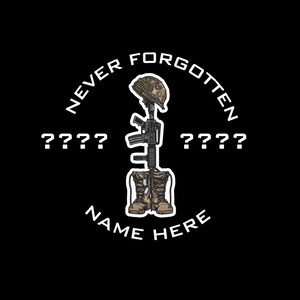 Fallen Soldier Decal With Customizable Name and Dates - Etsy