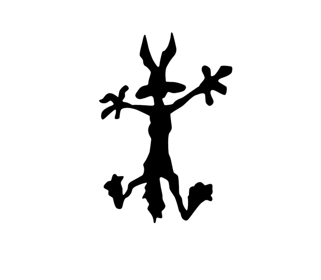 Wile E. Coyote Vinyl Decal - Etsy