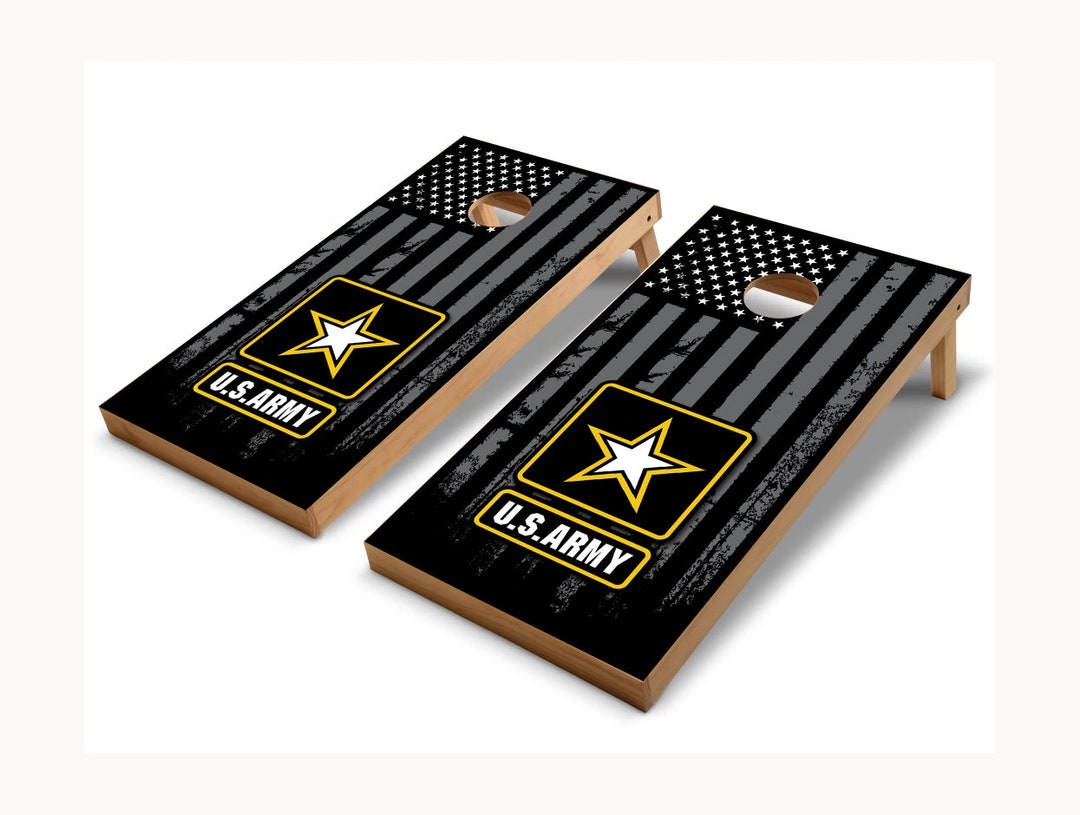 Army American Flag Cornhole Board Wraps - Etsy