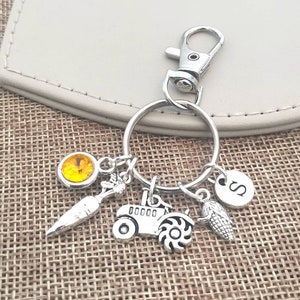 Agriculture Gift, Agriculture Keyring, Agriculture Keychain, Farmer ...
