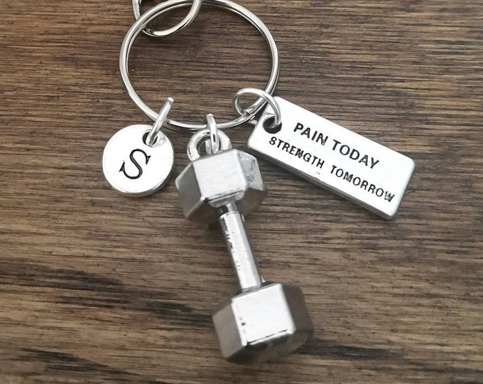 Gym Gift, Gym Key Chain, Boyfriend Gift, Gift for Him, Message Quote ...