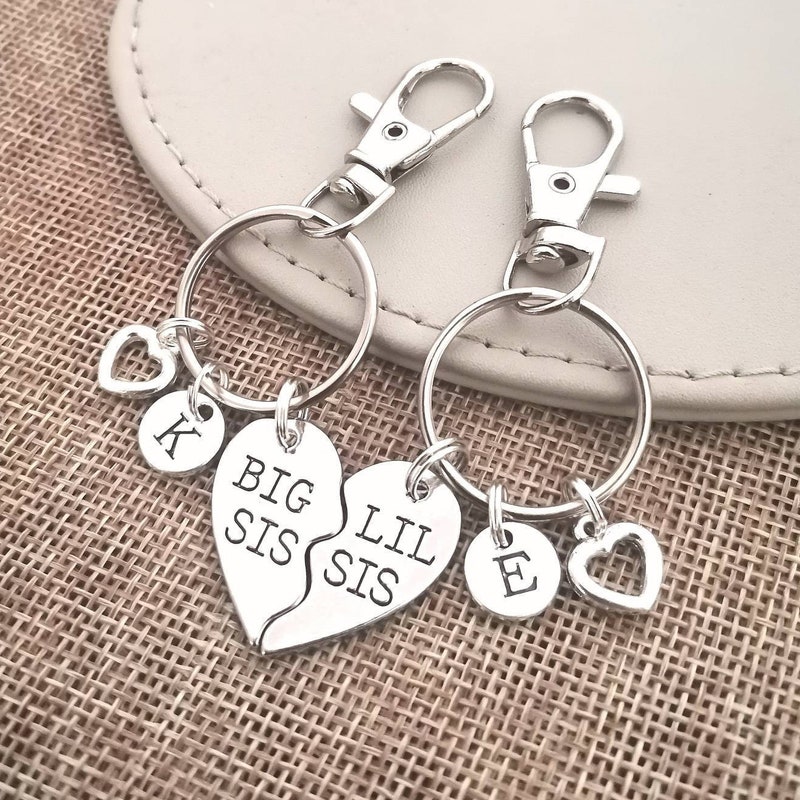 Sister Keychain - Etsy
