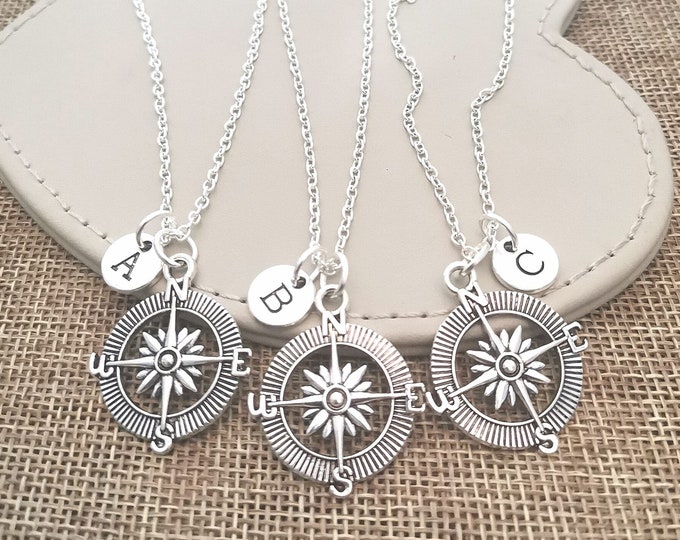 Set of 3 Best Friends Necklace, Friendship Necklace for 3, 3 Best ...