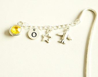 Plane bookmark | Etsy