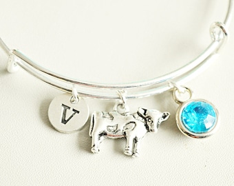 Cow bracelet | Etsy