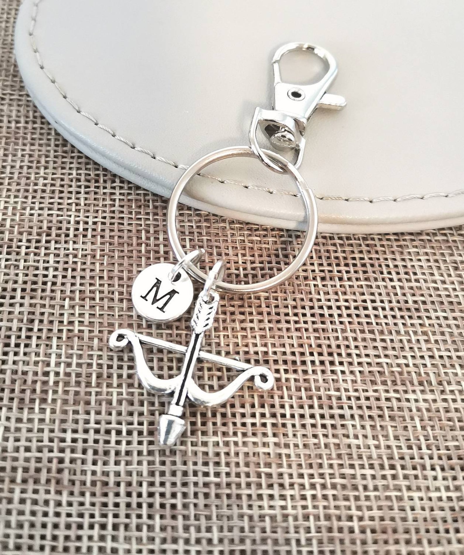 Bow and Arrow Keychain, Bow and Arrow Keyring, Bow and Arrow Gifts ...