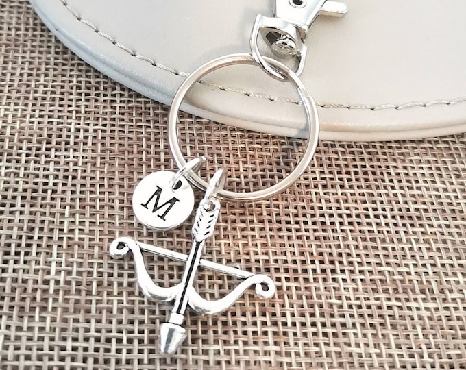 Bow and Arrow Keychain, Bow and Arrow Keyring, Bow and Arrow Gifts ...