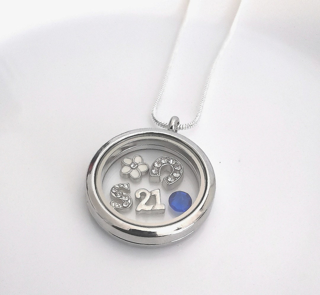 21st Locket, 21st Memory Locket, 21st Birthday Gift Girl, 21st Birthday ...