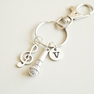 Gift for Singer, Singer Gift, Singer Keyring, Singer Keychain, Mens ...