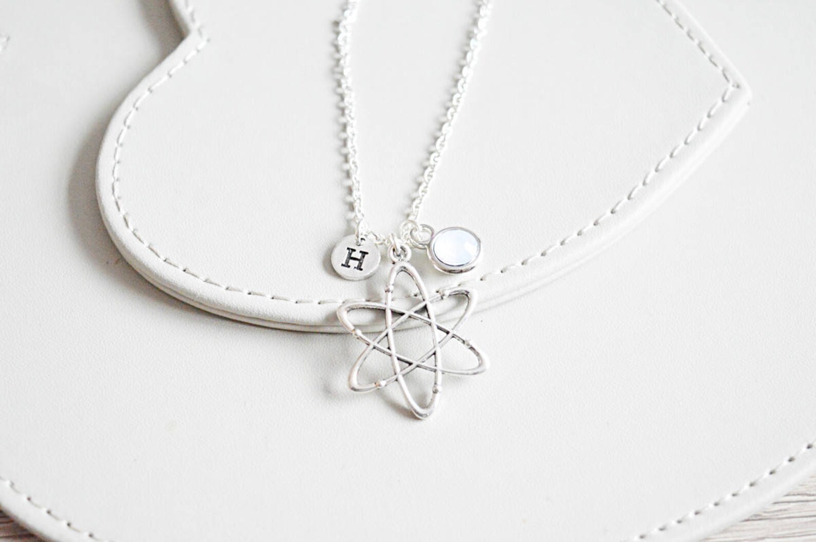 Atom Necklace Atom Gift Scientific Jewelry Scientific Gift | Etsy UK