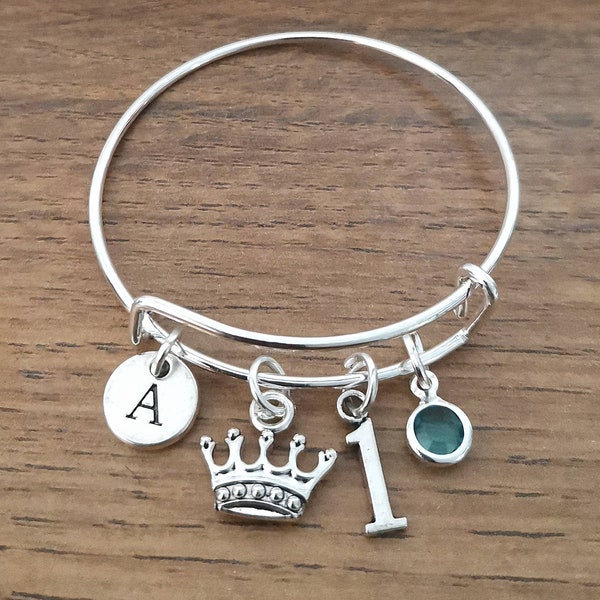 1st Birthday Charm Bracelet - Etsy UK