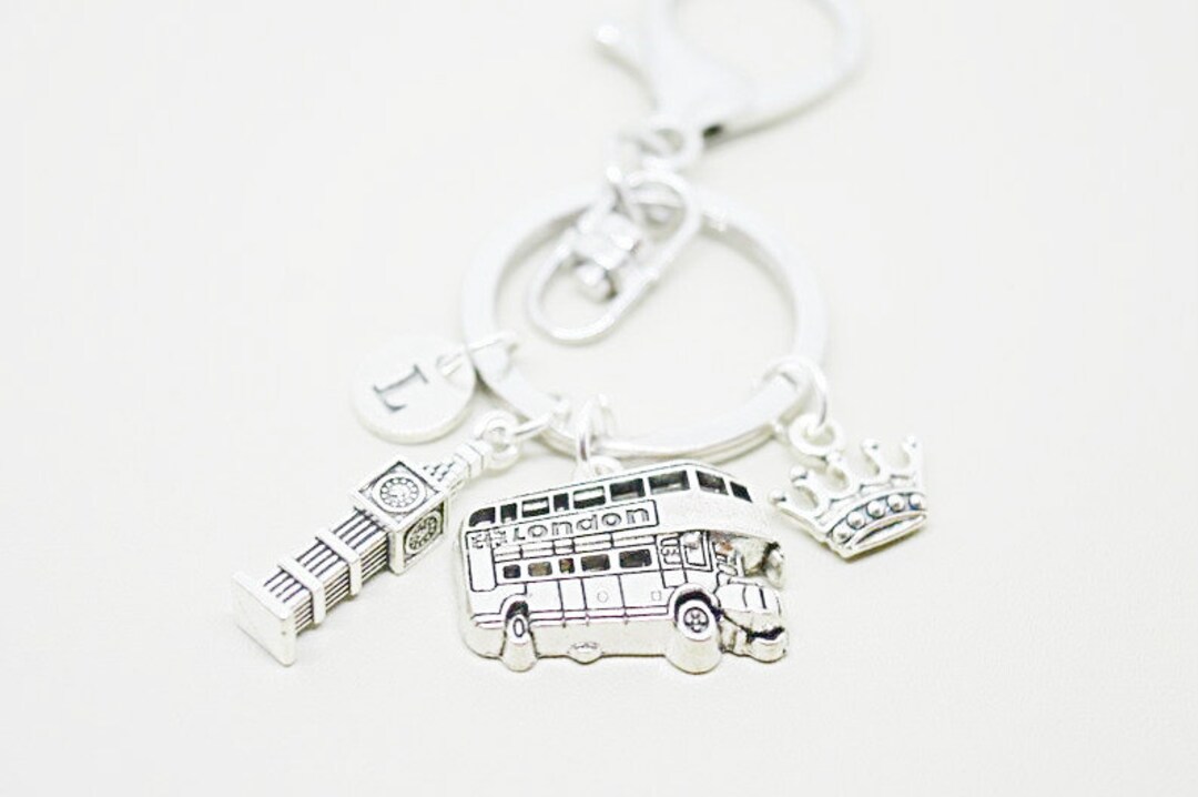 London Keychain, London Gift, London Keyring, England Gifts, England ...
