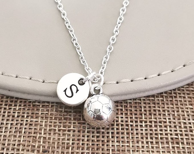 Football Necklace, Soccer Necklace, Soccer Mom Gift, Football Fan Gift ...