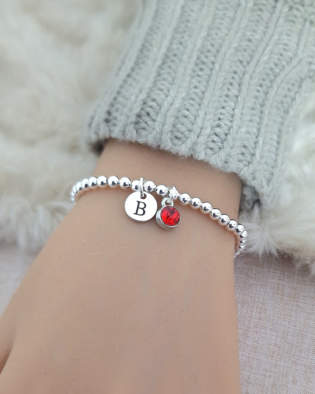 July Birthstone Bracelet, July Birthstone, Ruby Birthstone, July ...
