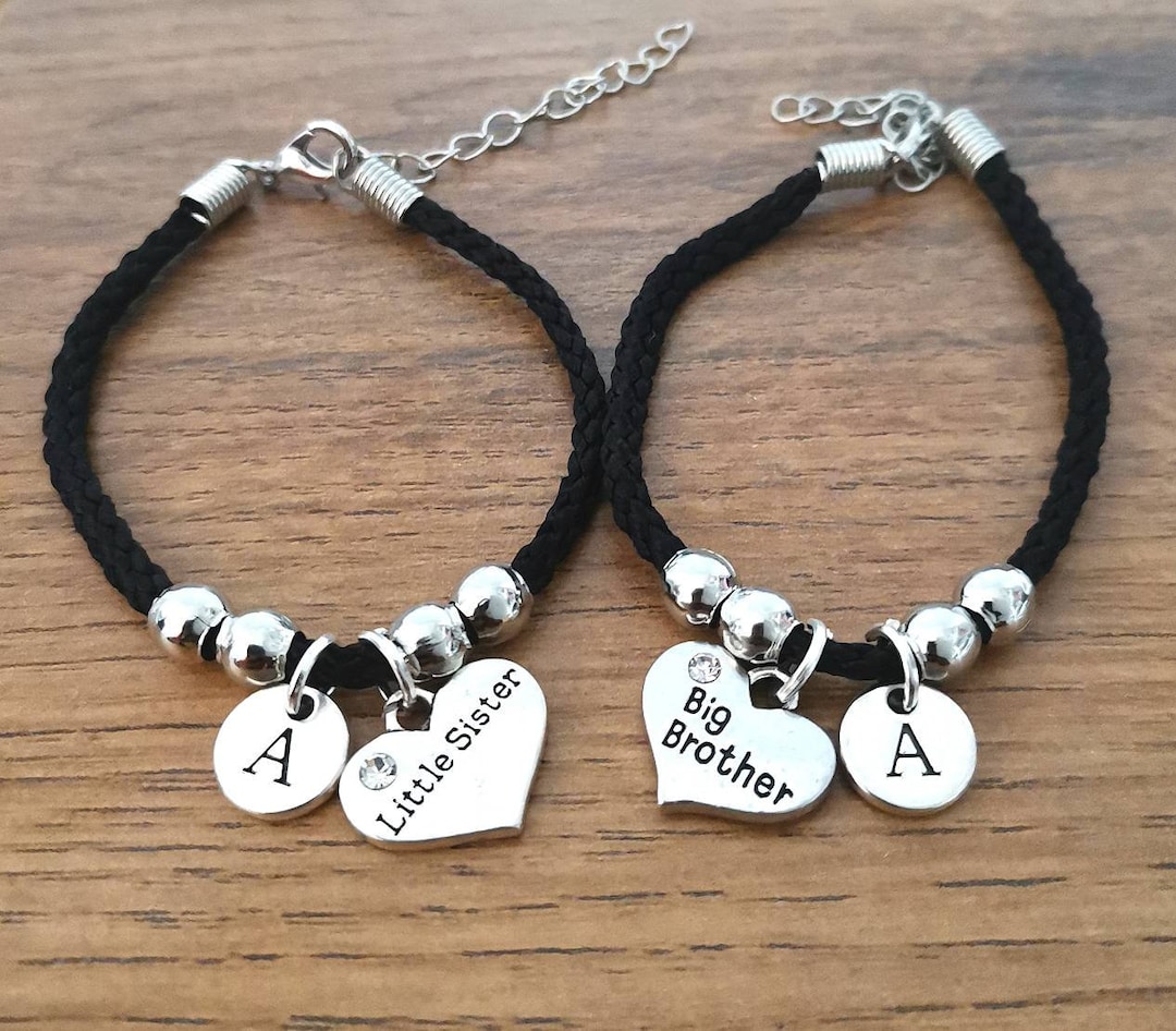 Brother Sister Bracelet, Big Brother Little Sister, Big Bro, Lil Sis ...