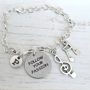 Gifts for Musicians, Music Note Bracelet, Gifts for Singer, Singers ...