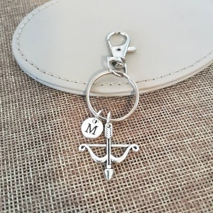 Bow and Arrow Keychain, Bow and Arrow Keyring, Bow and Arrow Gifts ...