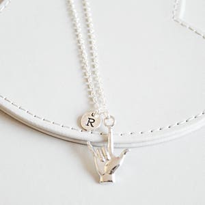 Sign Language Bracelet, Sign Language Jewelry, I Love You Sign Necklace ...