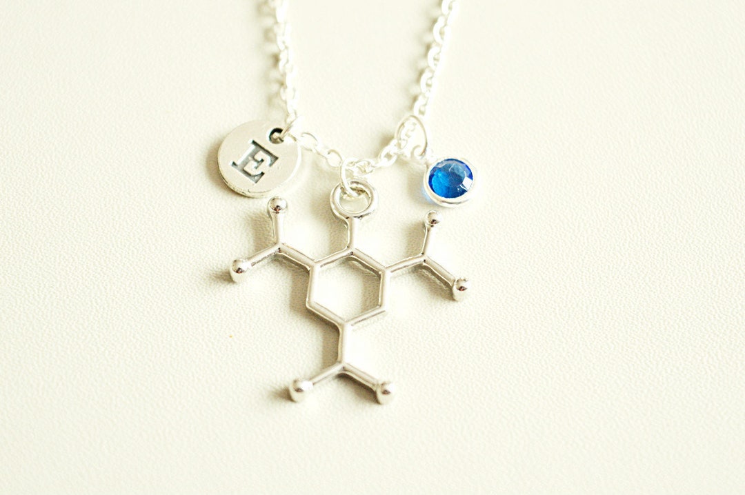 Trinitrotoluene Necklace, TNT Jewelry, TNT Jewelry, Molecule Gift ...