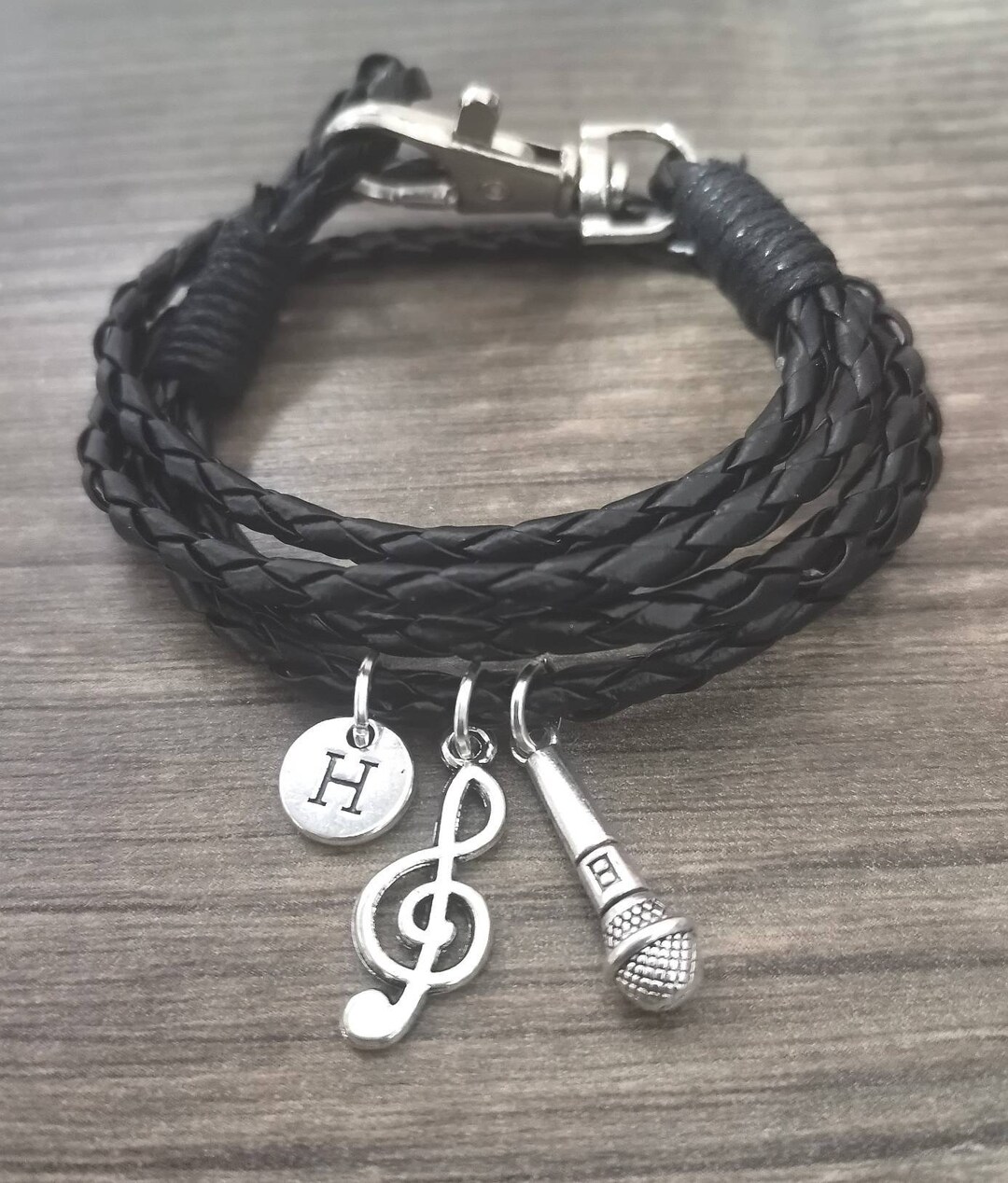 Microphone Bracelet, Singer Gift, Musician Gift, Personalized Music ...